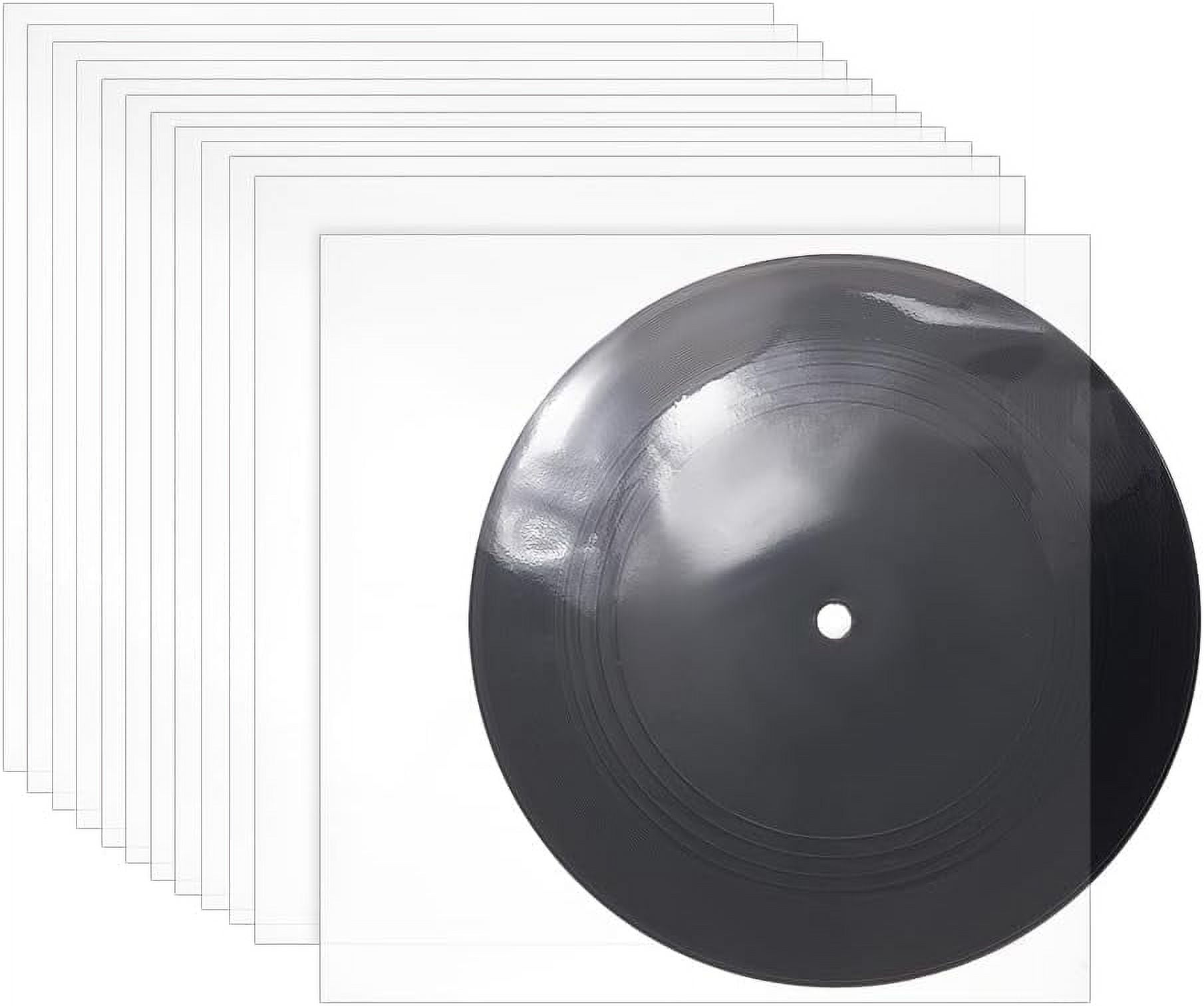 SUNNYCLUE 50 Pcs Vinyl Record Sleeves 4 Mil Clear Album Covers Vinyl ...