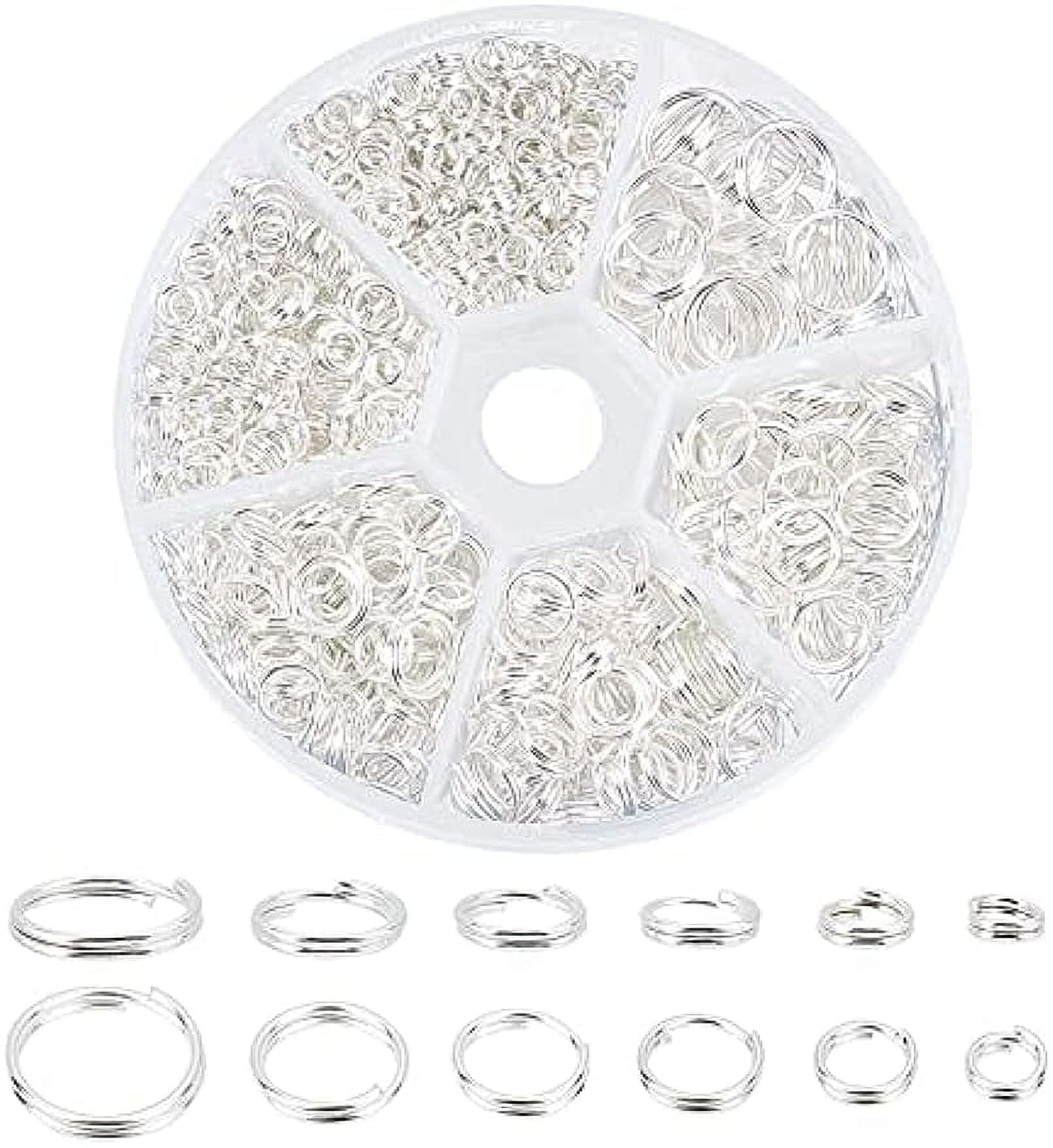 SUNNYCLUE DIY Double Jump Rings with Opener Tool Jewelry Jump Rings ...