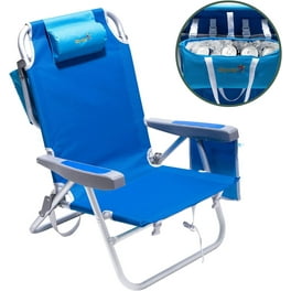Rio 5 pos lay flat ultimate lightweight aluminum folding backpack beach chair with cooler for adults store