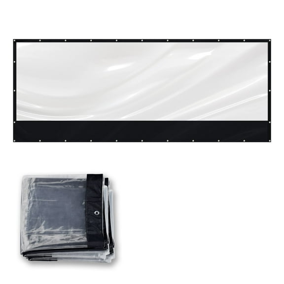 Ainfox 8x8 Ft One-Push Pop up Canopy Tents with Transparent PVC ...