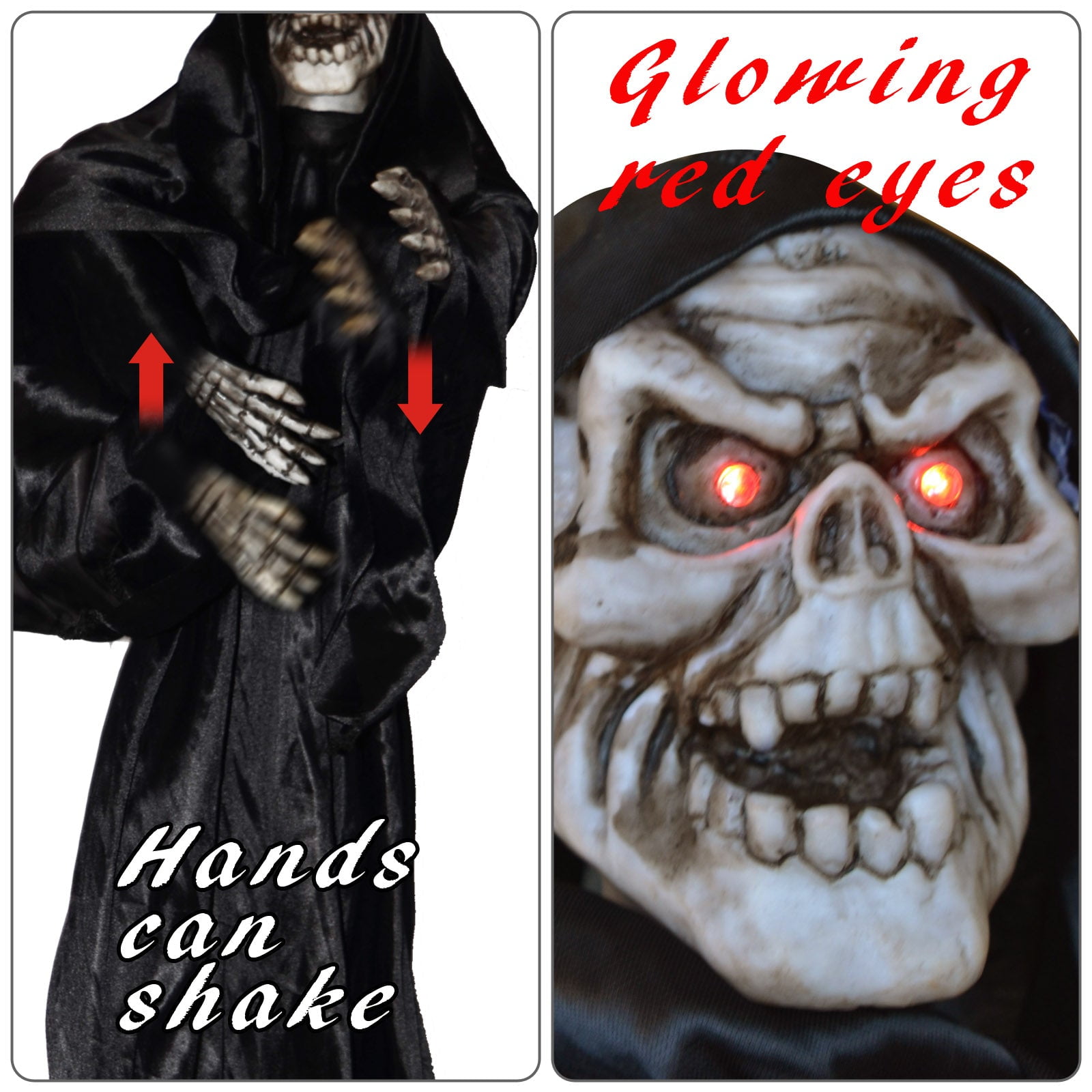 SUNNYOUTDOOR Hanging Halloween Ghost Decoration Indoor Outdoor Hanging ...