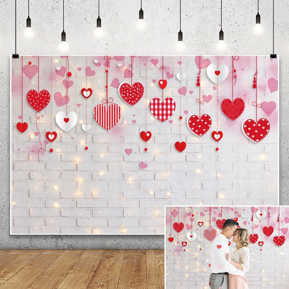 SUNOLIFE 7x5ft,Valentines Day Backdrops,Happy Mother's Day Photography ...