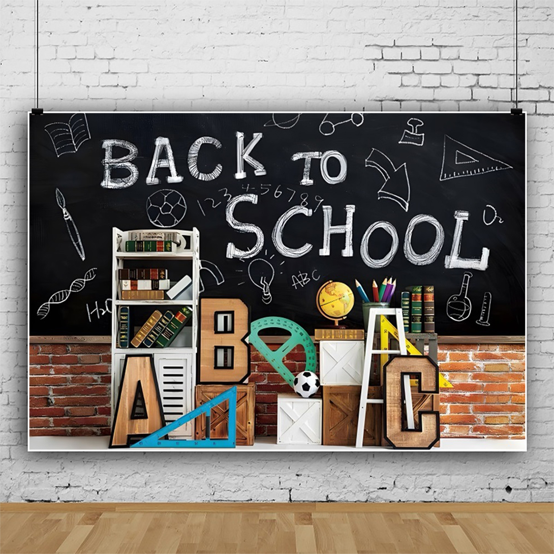 SUNOLIFE Back to School Backdrop Banner First Day of School Preschool ...