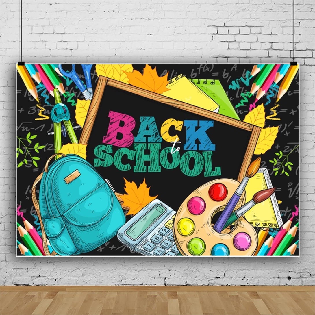 SUNOLIFE Back to School Backdrop Banner Preschool Kindergarten ...