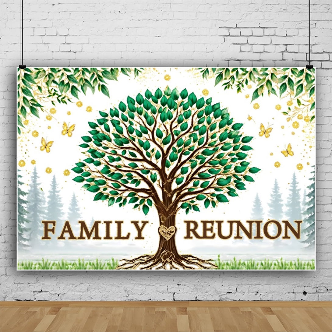 SUNOLIFE Family Reunion Backdrop Banner We are Family Background for ...
