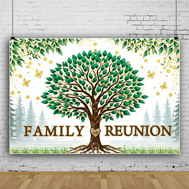 SUNOLIFE Family Reunion Backdrop Banner We are Family Background for ...