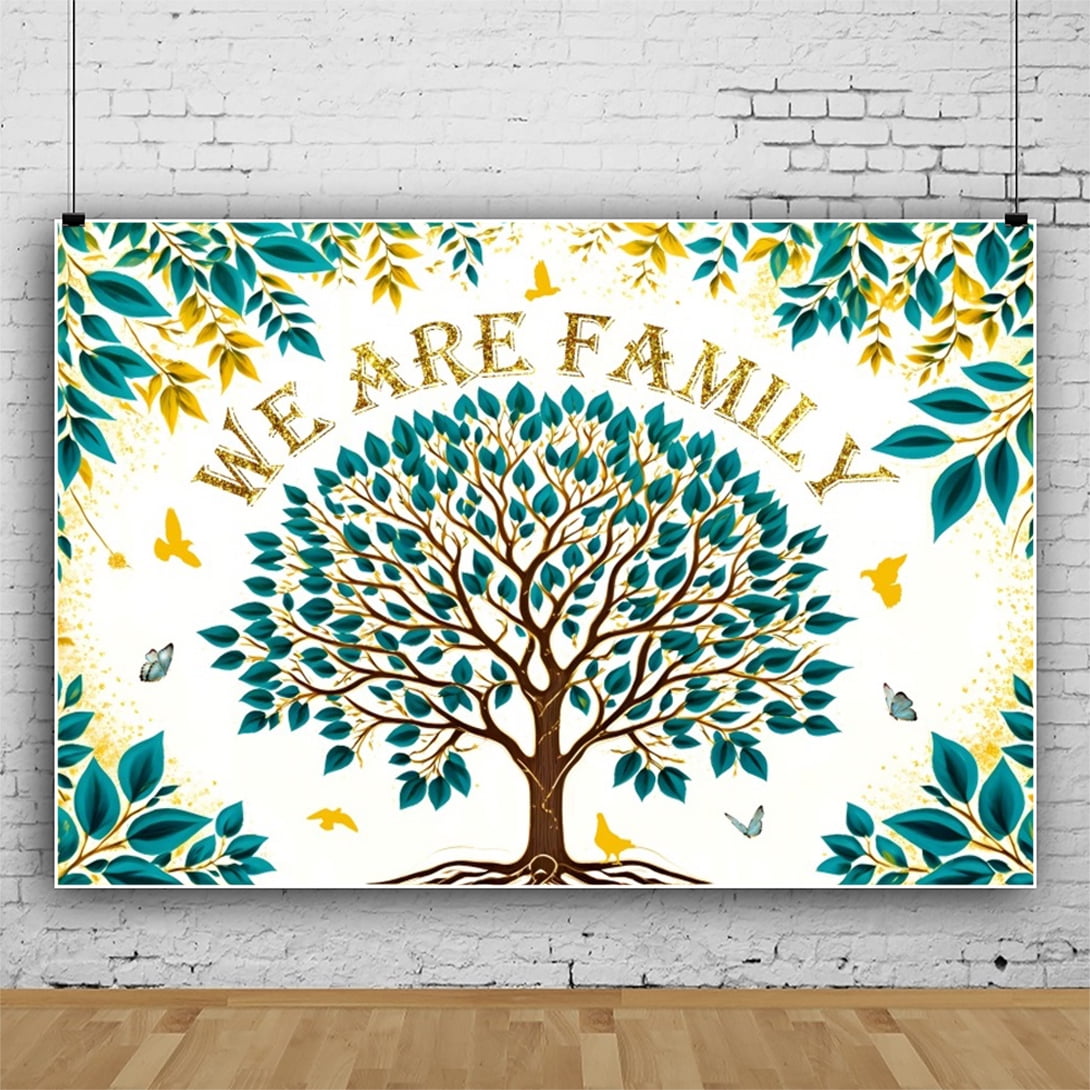 SUNOLIFE Family Reunion Backdrop Banner We are Family Gathering Party ...