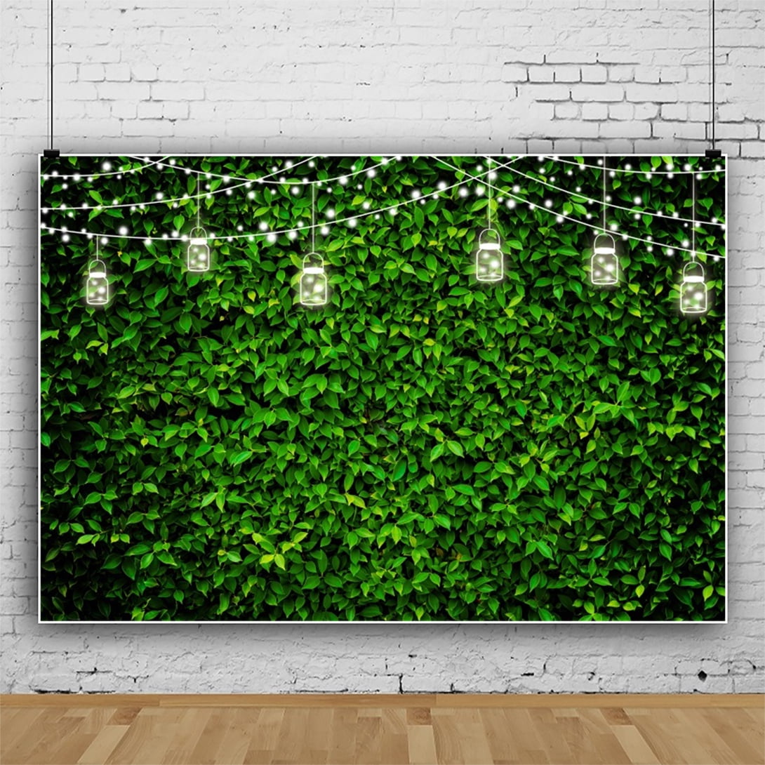 SUNOLIFE Green Grass Backdrop Banner lawn Wedding Party Photo ...