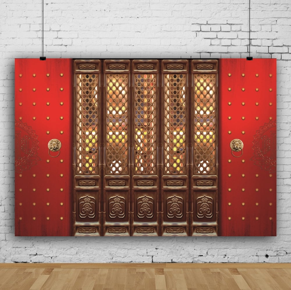 SUNOLIFE Happy Chinese New Year Backdrop Banner Family Portrait Photo ...