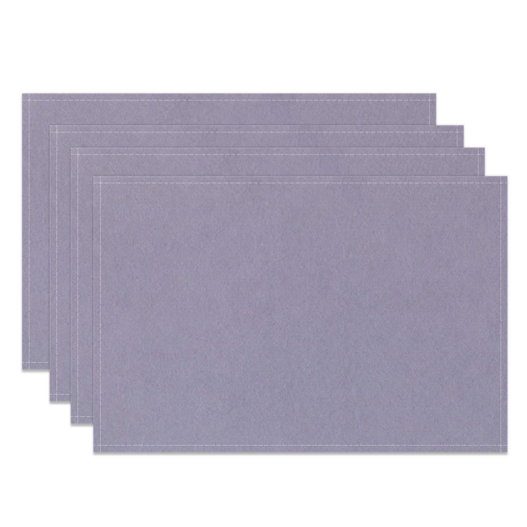 SUNOLIFE Purple Placemats Modern Table Mats Set of 4,Linen Fabric Mats ...