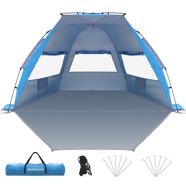 Old Bahama Bay Portable Beach Tent: Pop Up Shade Canopy Shelter ...