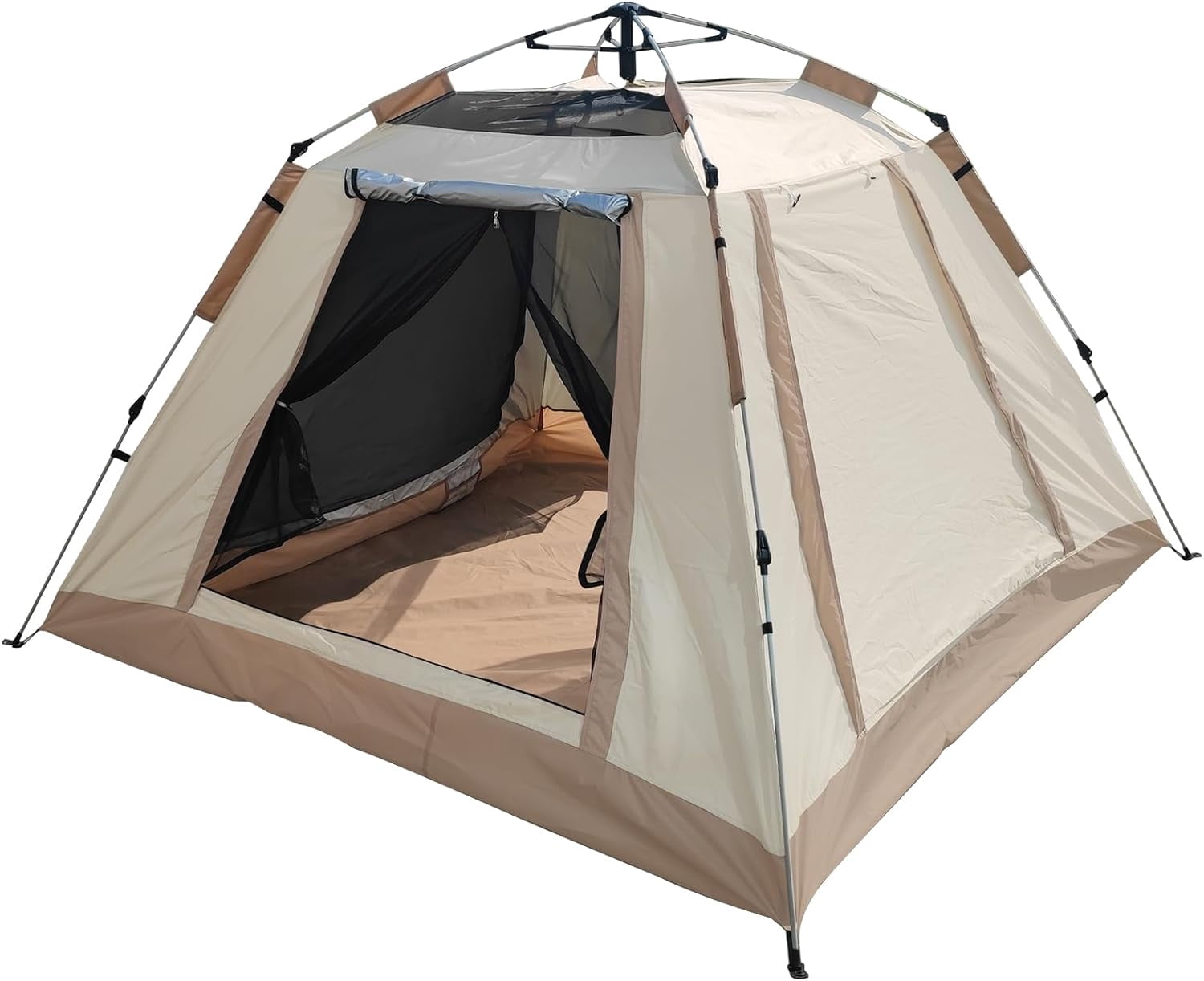 SUNOYAR Camping Tent Pop Up for Camping Tent Waterproof 2/3/4 Person ...