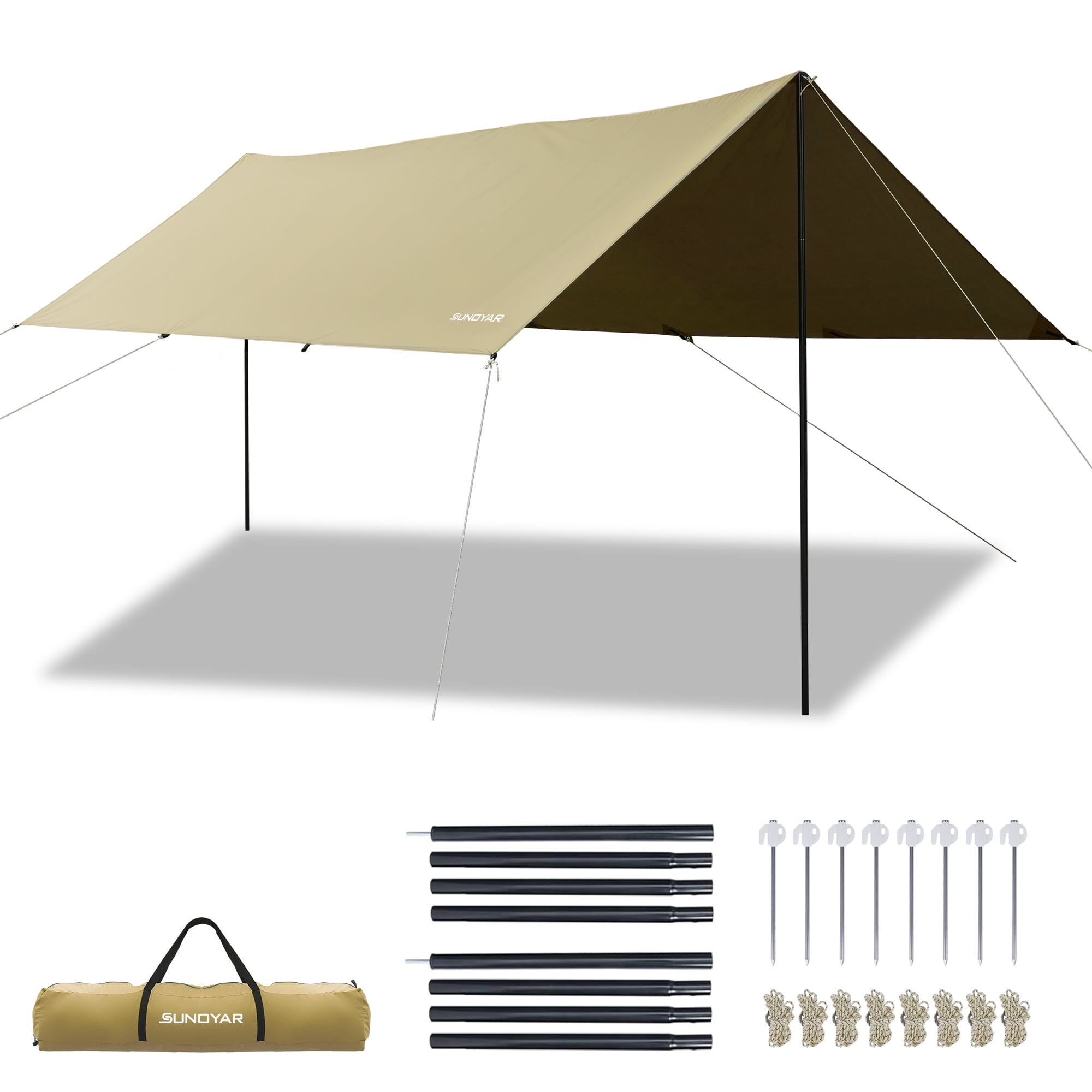 Tarp Setup Camping