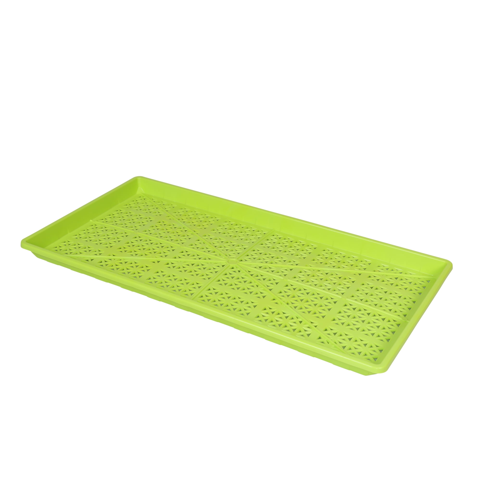 SUNPACK 10” x 20” Heavy Duty Mesh Plastic Seed Starting Tray, Lime ...