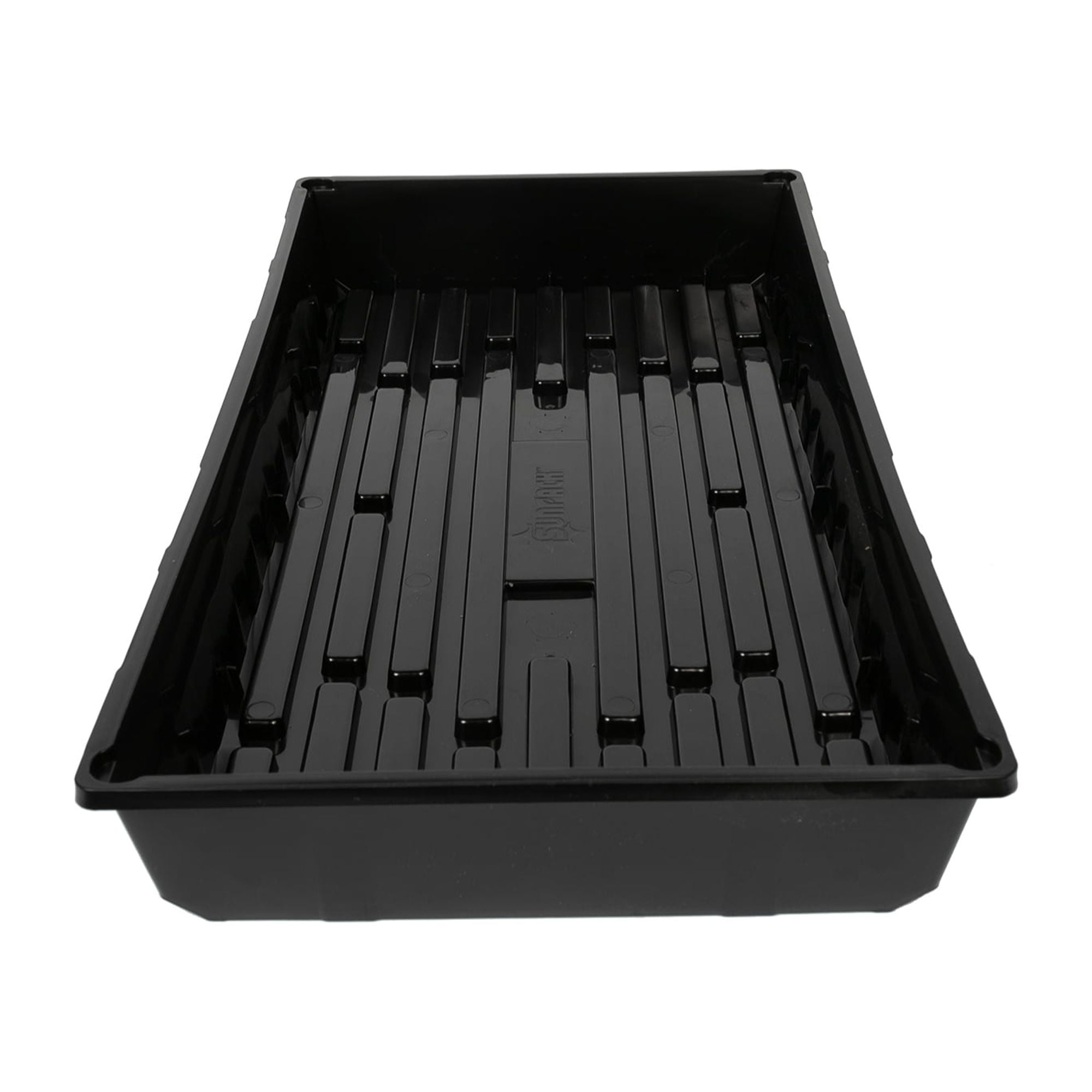 SunPack Mega Tray for Indoor Gardening, BPA-free Plastic Seeding Tray, 20x10x2.5", Black ...