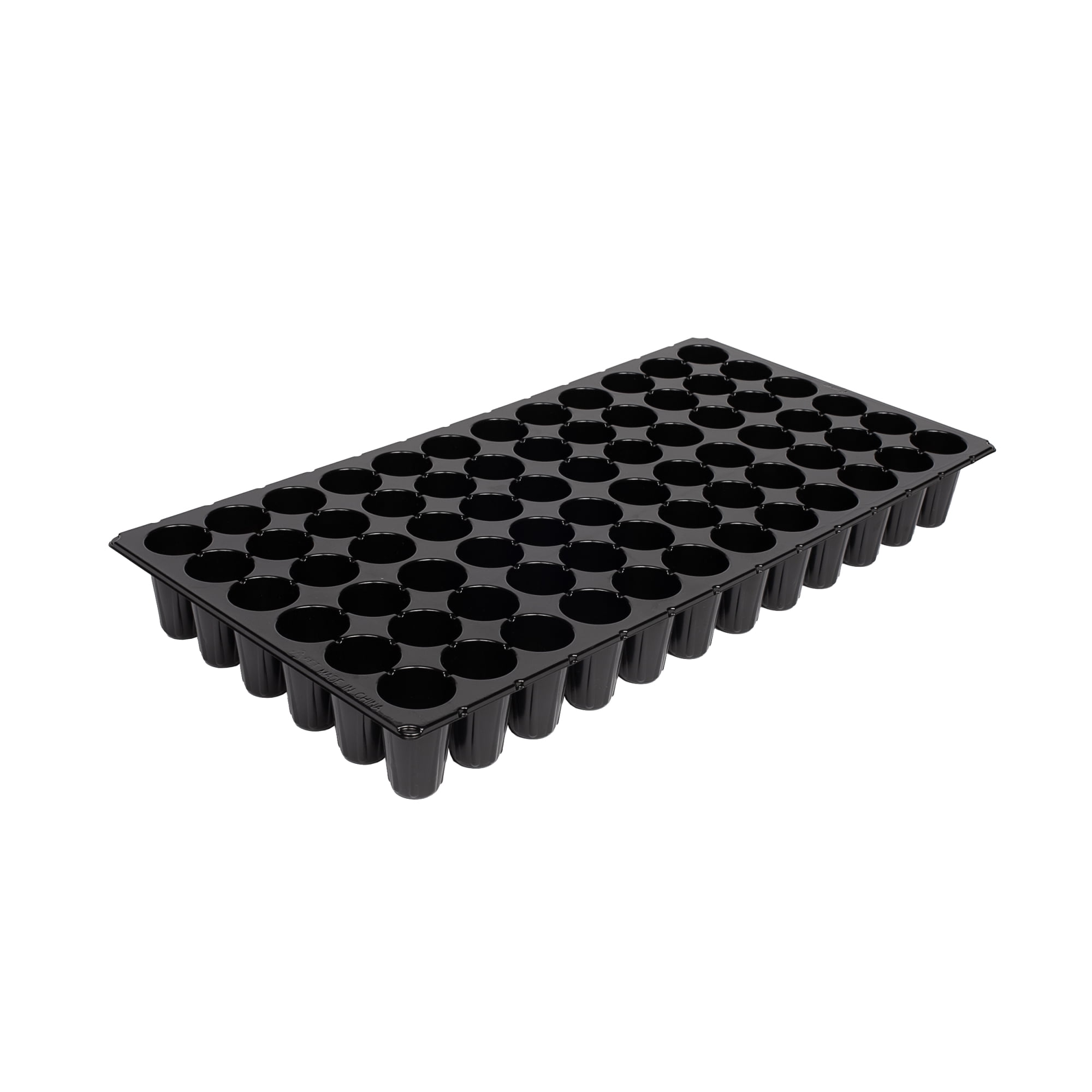 SUNPACK 21" x 11" Heavy Duty 72-Cell Circular Insert Tray, Black, 2.5 ...