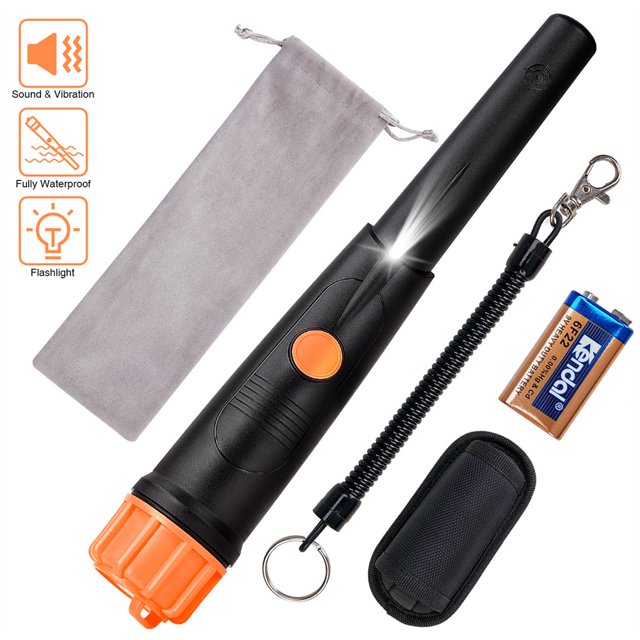SUNPOW Pinpointer Metal Detector Waterproof Treasure Finder Probe with ...