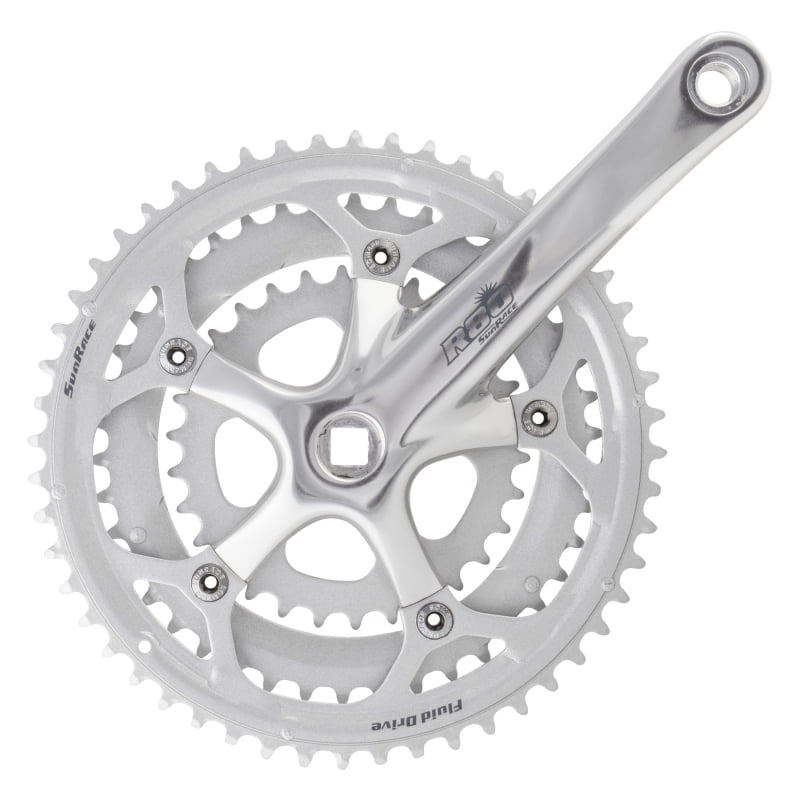 Sunrace Crankset with Crank Arms, 170x52/42/30 3x8-Speed, SQR JIS ...