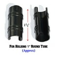 SUNRISEUMBRELLA Black Pipe Clamp for PVC Pipe Greenhouse Banner Frame ...