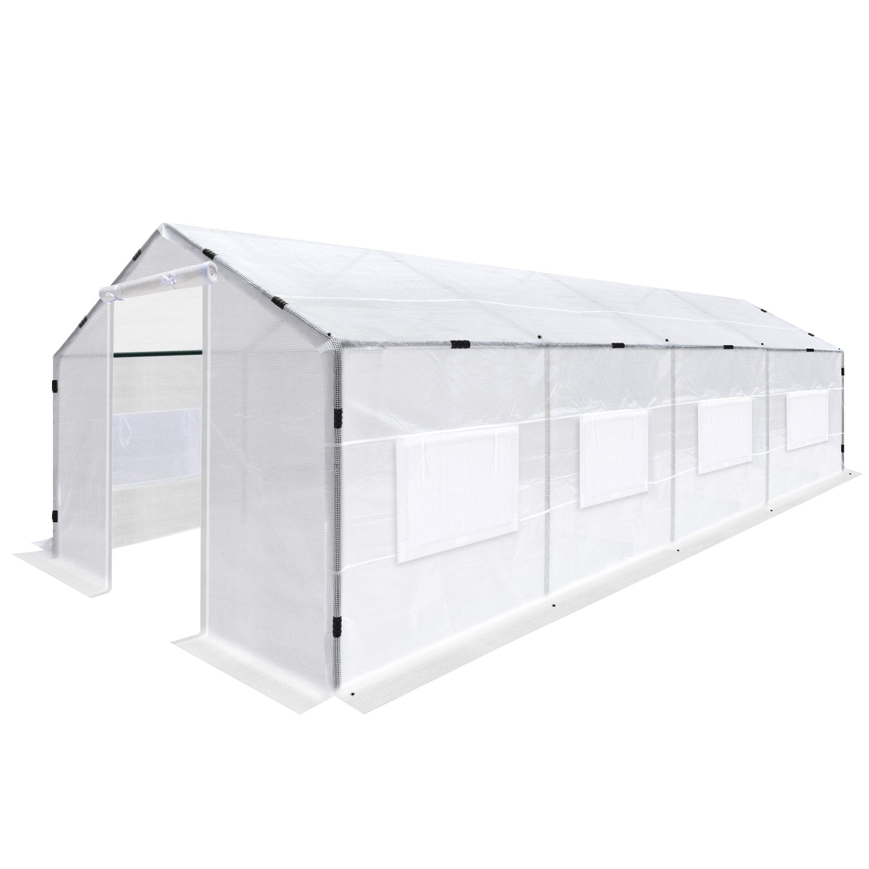 SUNRISEUMBRELLA Large Greenhouse 2 Doors Walk-in Outdoor Gardening ...
