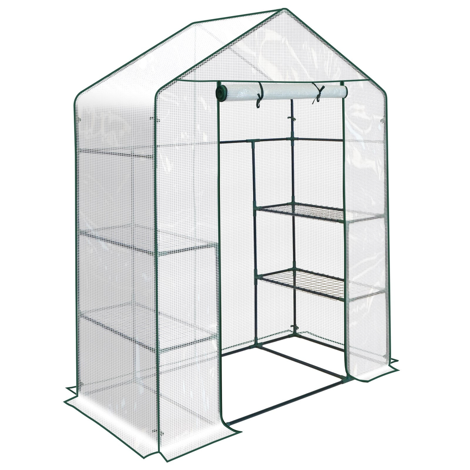 SUNRISEUMBRELLA Outdoor Mini Walk-in Greenhouse for Plants/Flowers ...