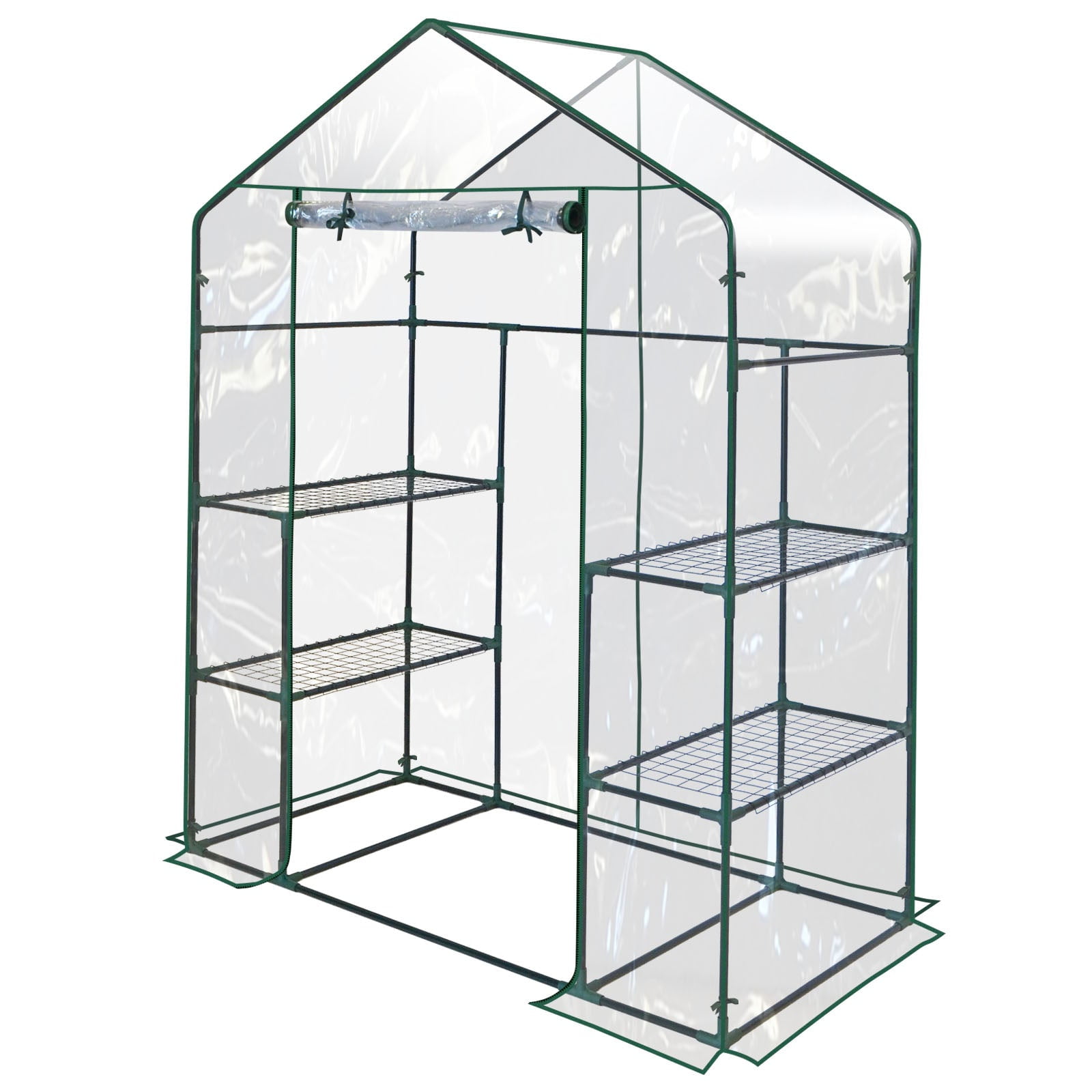 SUNRISEUMBRELLA Outdoor Mini Walk-in Greenhouse for Plants/Flowers ...