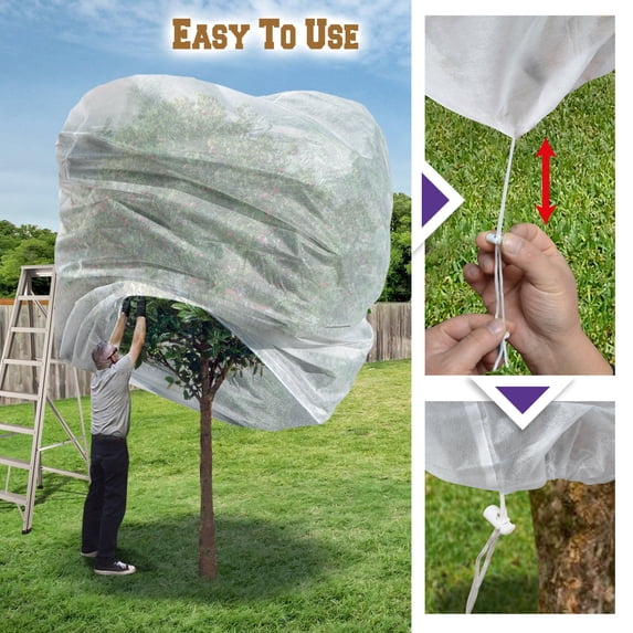 SUNRISEUMBRELLAWarm Worth Plant Cover Tree/Shrub Cover Plant Protecting ...