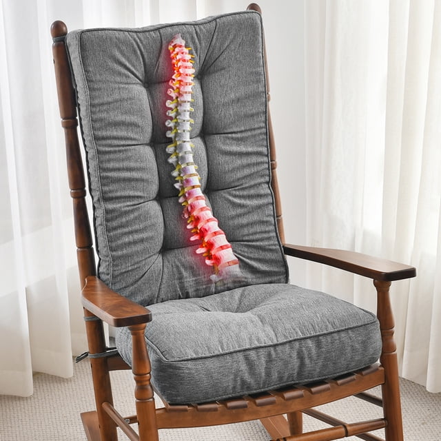 SUNROX Memory Foam Jumbo Rocking Chair Cushions, Set of Seat & Back ...