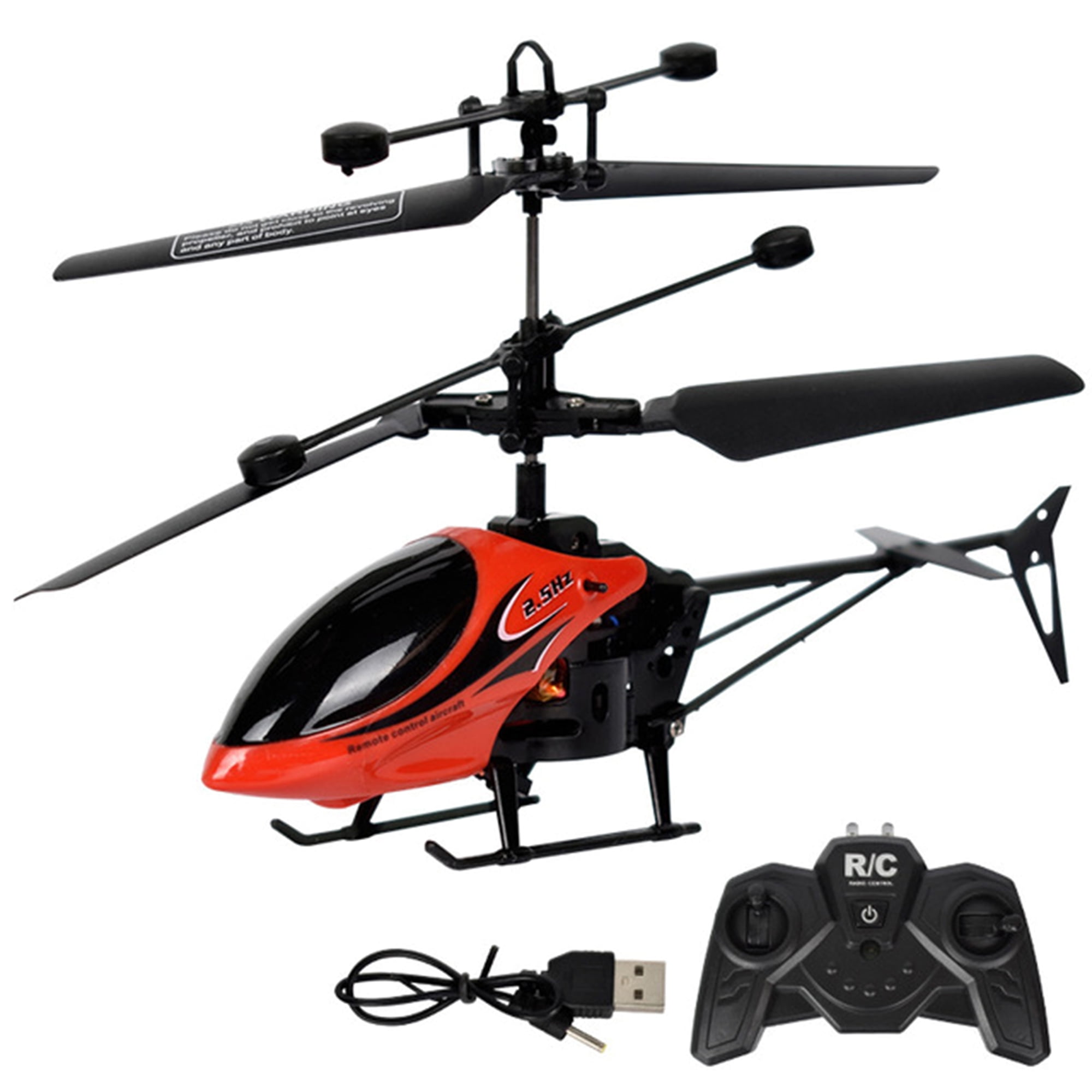 SUNSIOM Mini Gyroscope 2-Channel RC Helicopter with USB Cable - Walmart.com