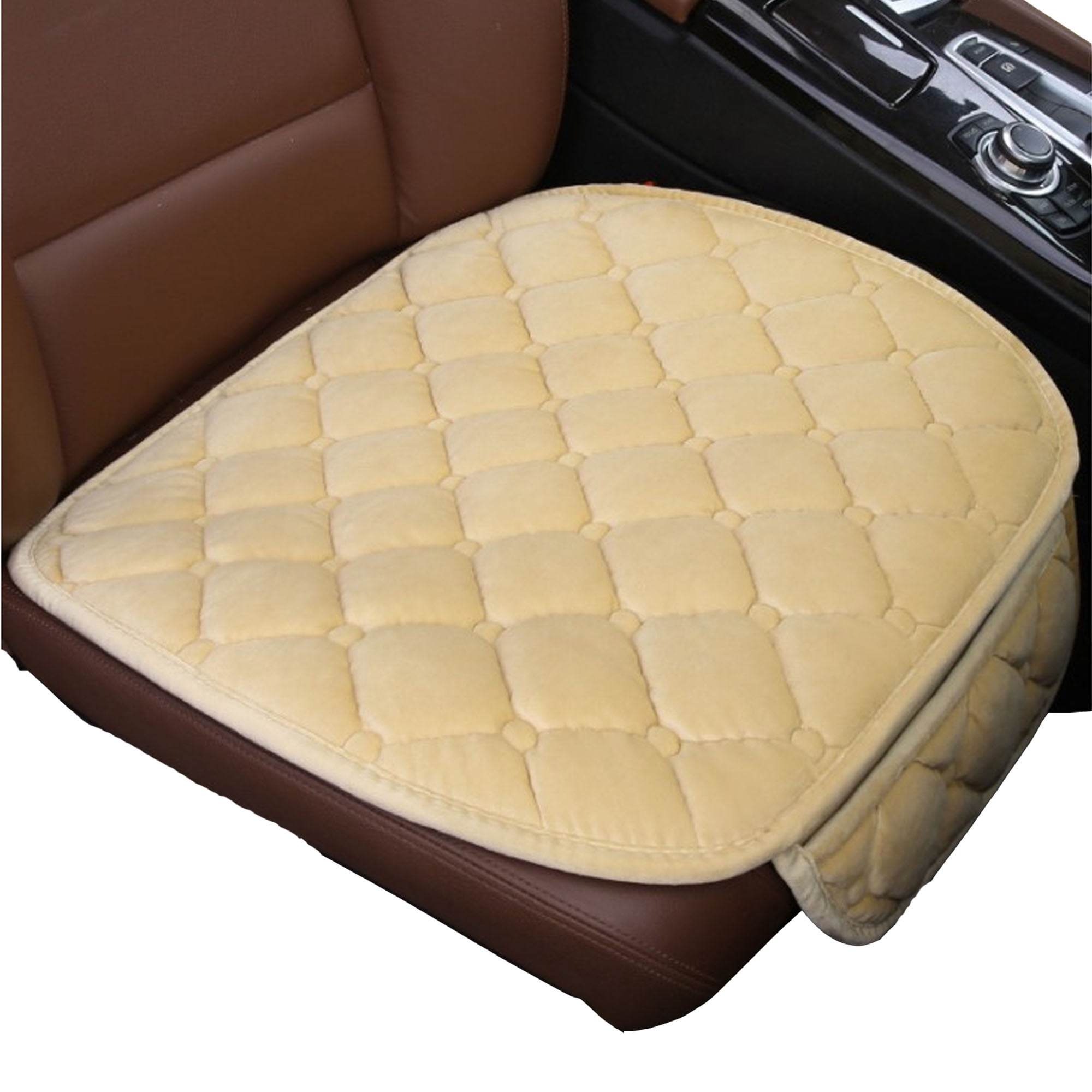 SUNSIOM Universal Car Seat Protector, Breathable Plush Pad Mat, Auto ...