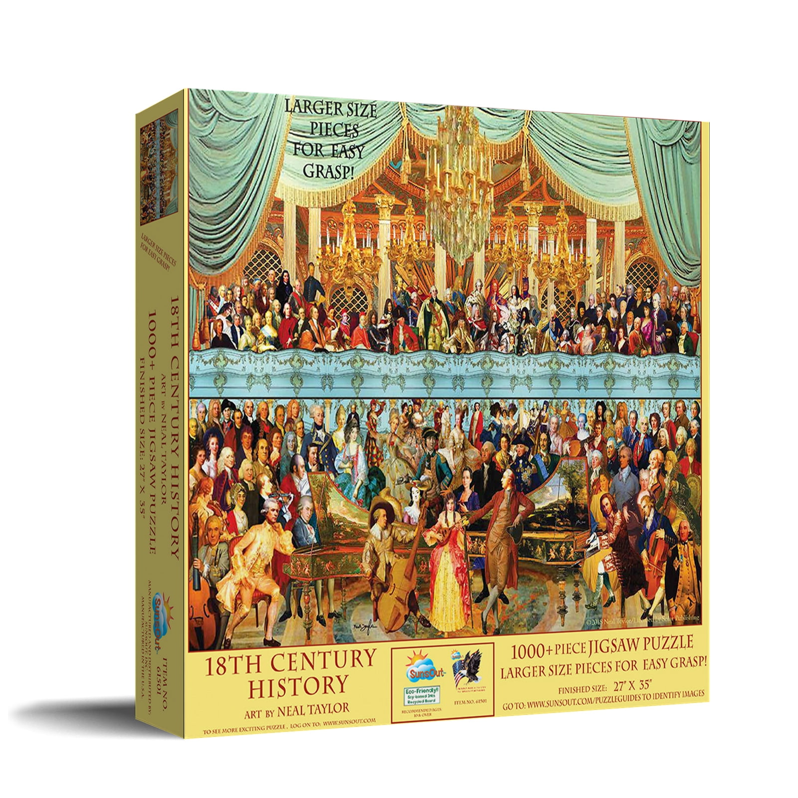 SUNSOUT INC - 18th Century History - 1000 pc Large Pieces Jigsaw Puzzle ...