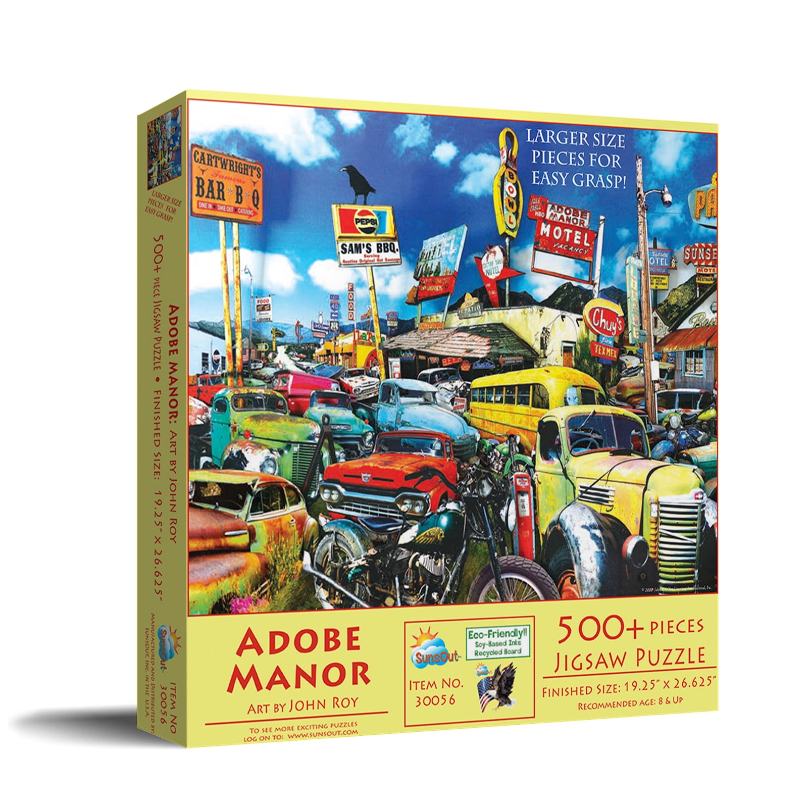 SUNSOUT INC - Adobe Manor - 500 pc Large Pieces Jigsaw Puzzle by Artist ...