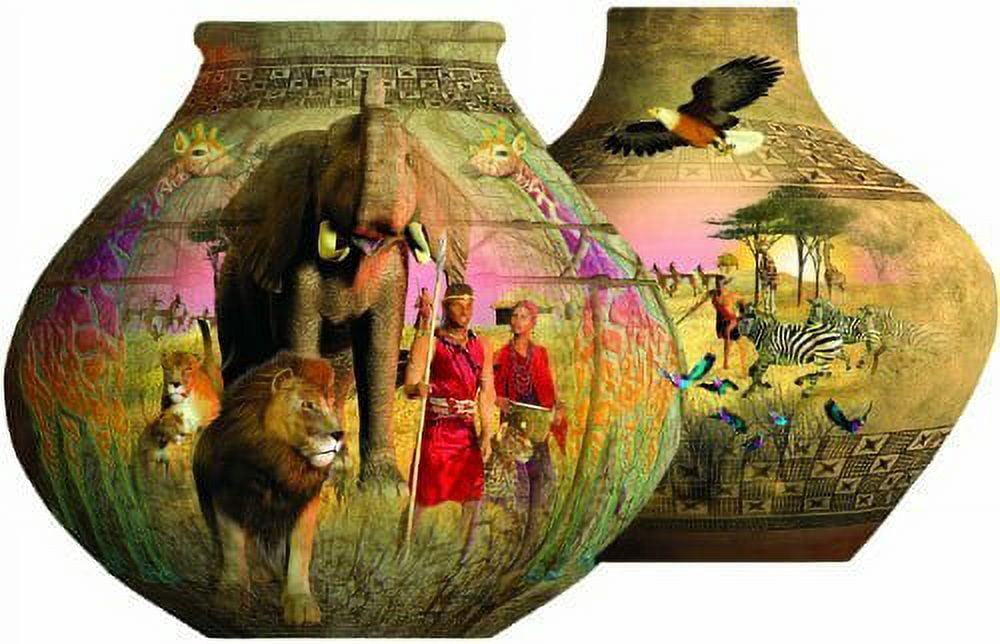 SUNSOUT INC - African Pots - 1000 pc Special Shape Jigsaw Puzzle by ...
