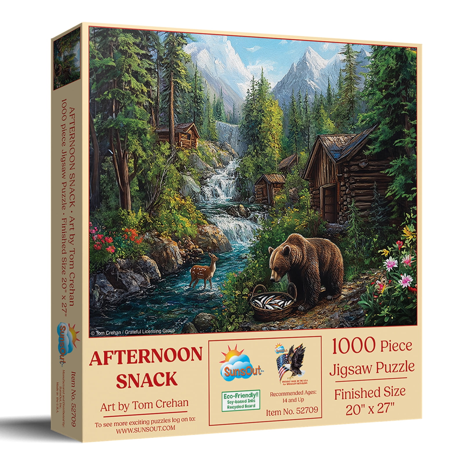 SUNSOUT INC - Afternoon Snack - 1000 pc Jigsaw Puzzle by Artist: Tom ...
