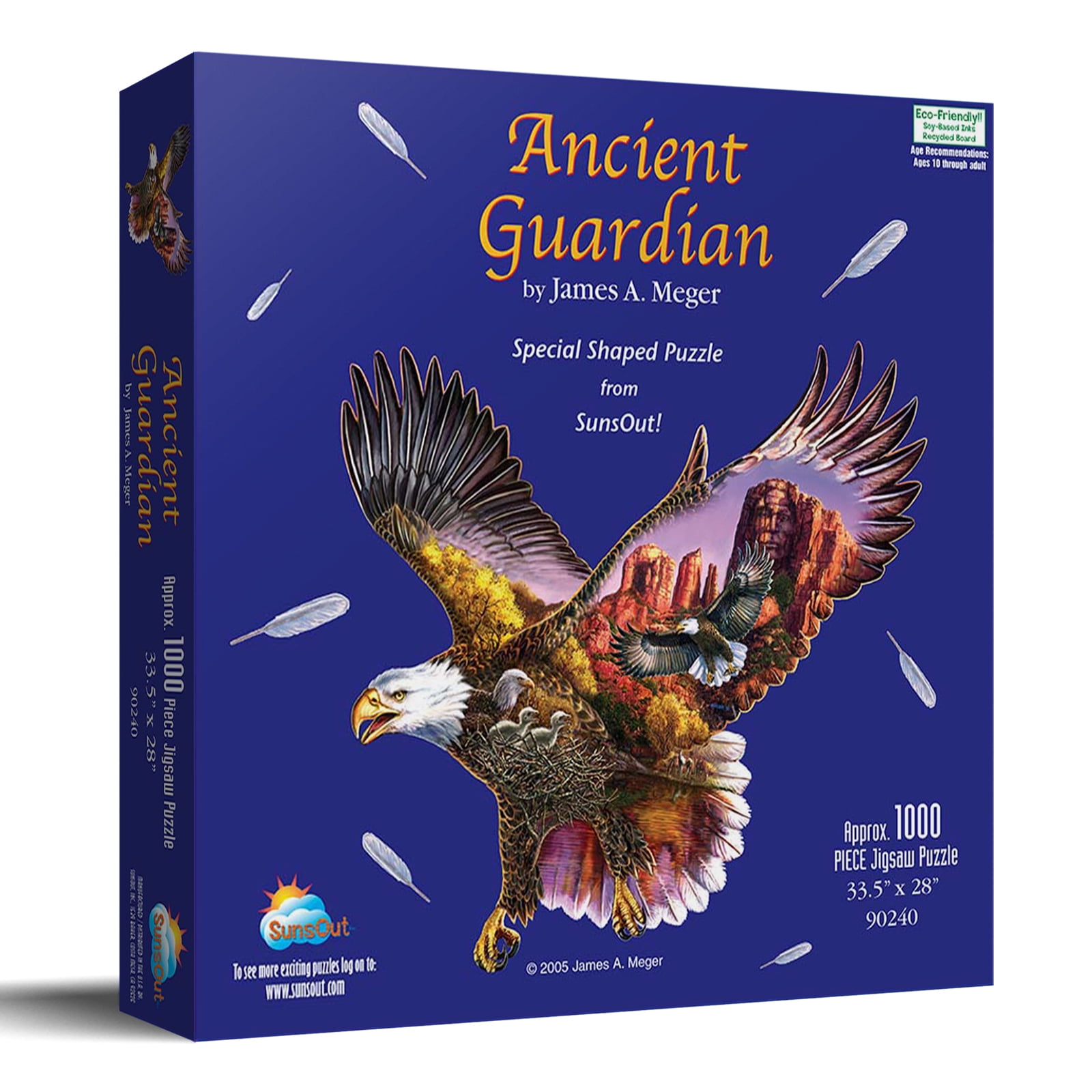 SUNSOUT INC - Ancient Guardian - 1000 pc Special Shape Jigsaw Puzzle by ...