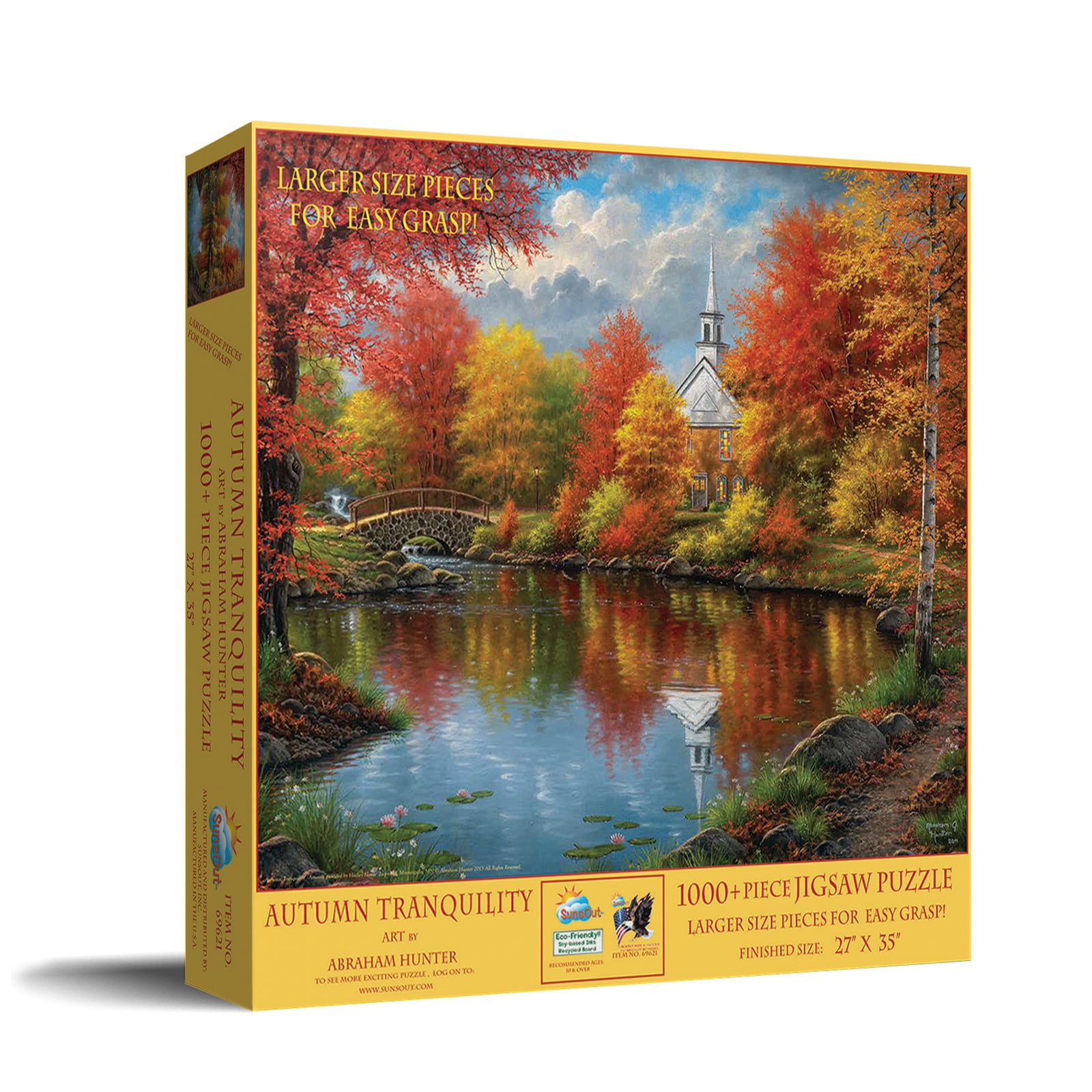 SUNSOUT INC - Autumn Tranquility - 1000 pc Large Pieces Jigsaw Puzzle ...