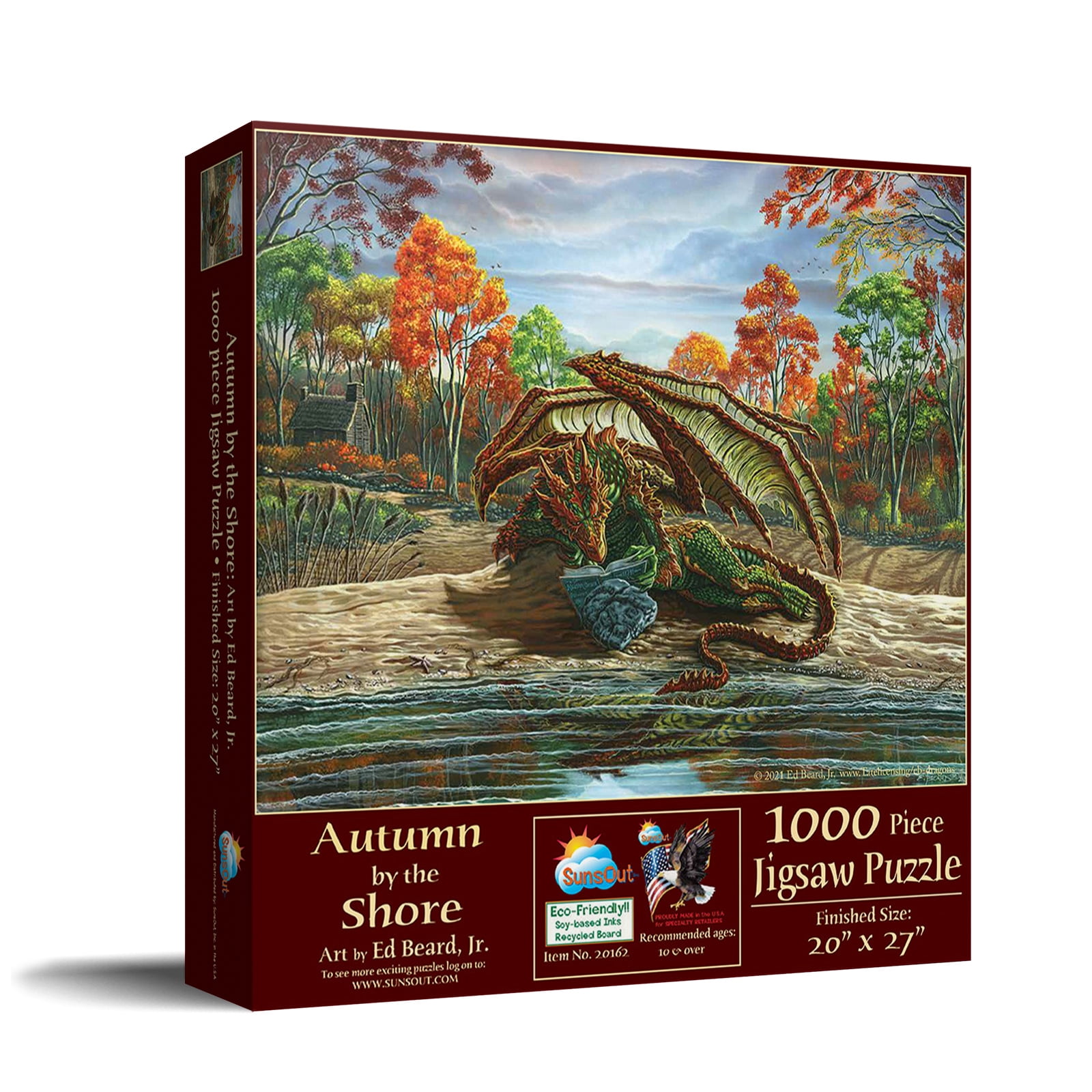 SUNSOUT INC - Autumn by the Shore - 1000 pc Jigsaw Puzzle by Artist: Ed ...