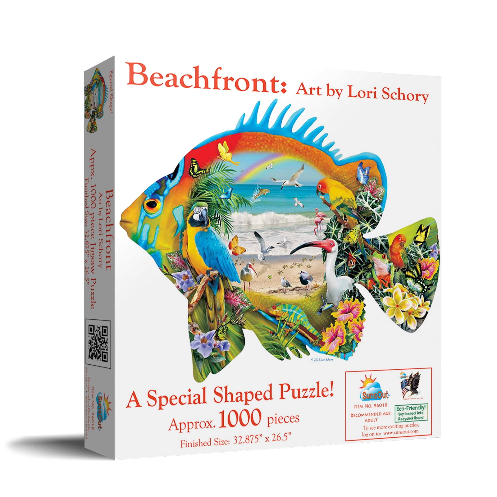 SUNSOUT INC - Beachfront - 1000 pc Special Shape Jigsaw Puzzle by ...