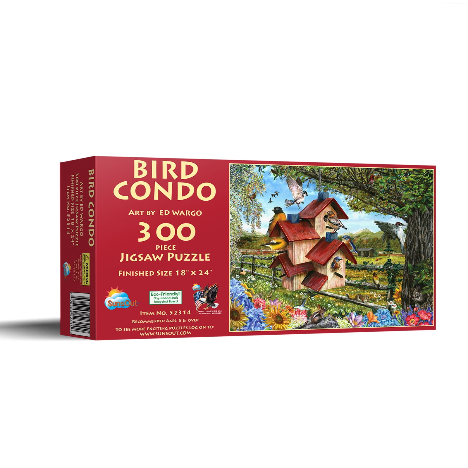 SUNSOUT INC - Bird Condo - 300 pc Jigsaw Puzzle by Artist: Ed Wargo ...
