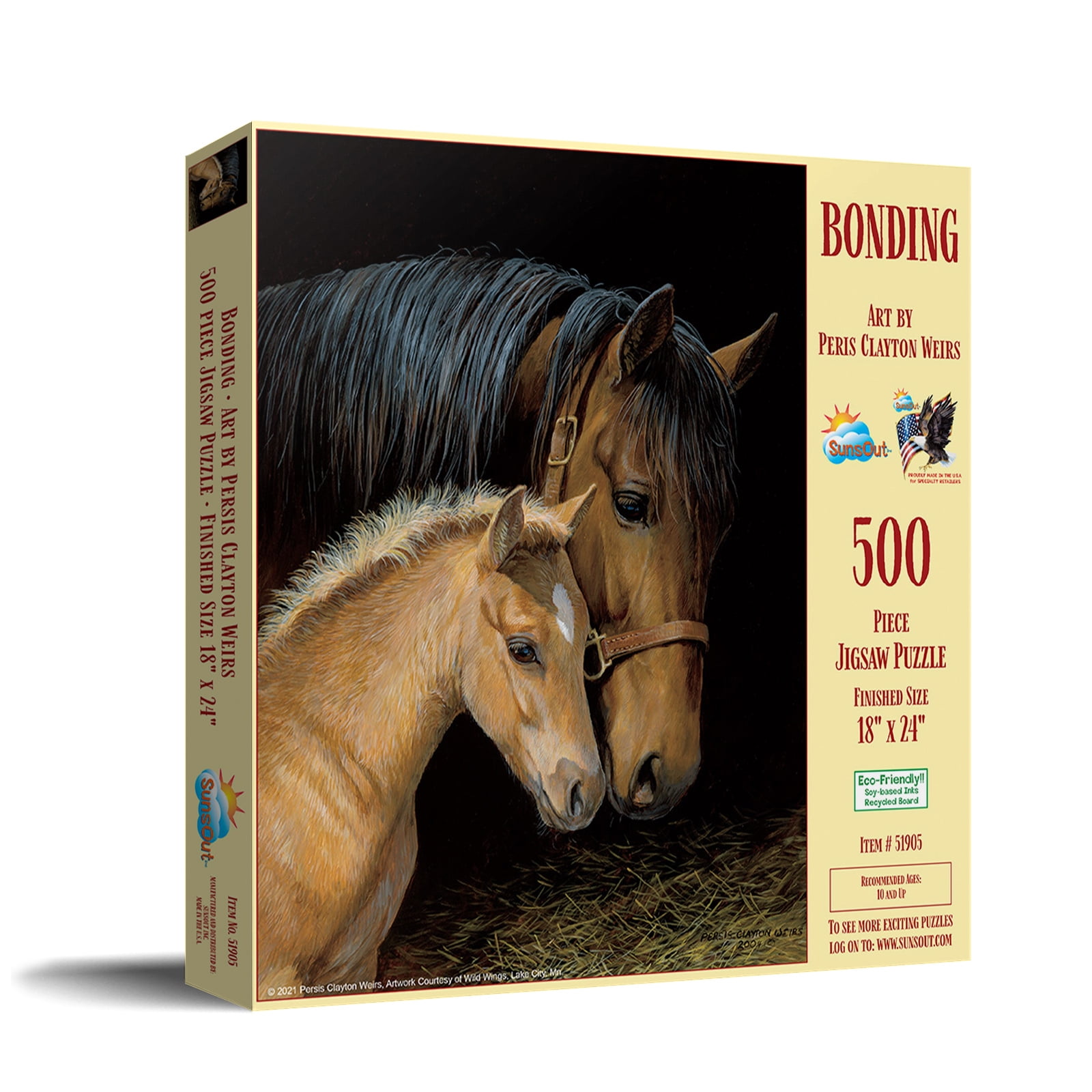 SUNSOUT INC - Bonding - 500 pc Jigsaw Puzzle by Artist: Persis Clayton Weirs - Finished Size 18 ...