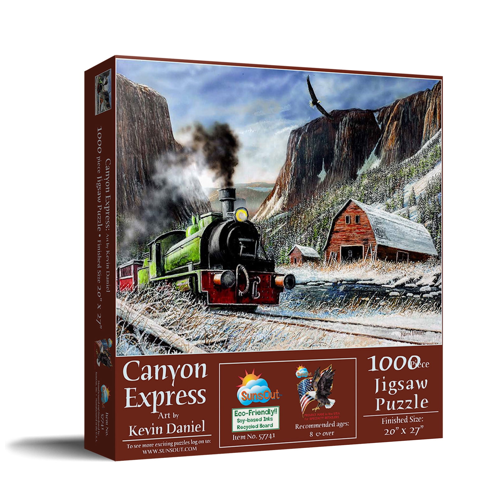 SUNSOUT INC - Canyon Express - 1000 pc Jigsaw Puzzle by Artist: Kevin ...