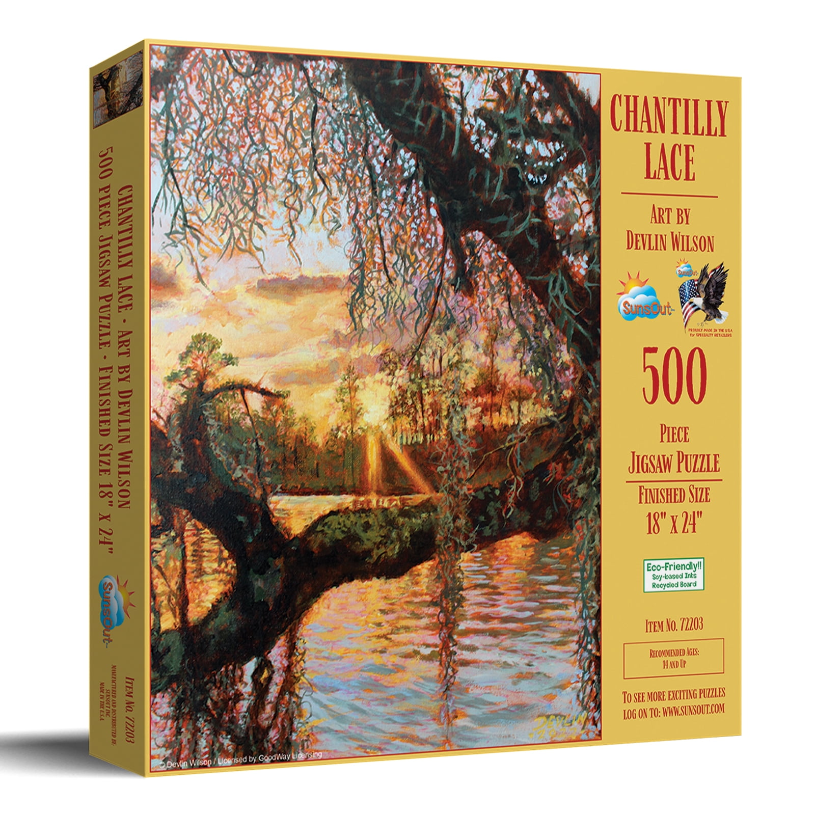 SUNSOUT INC - Chantilly Lace - 550 pc Jigsaw Puzzle by Artist: Devlin ...
