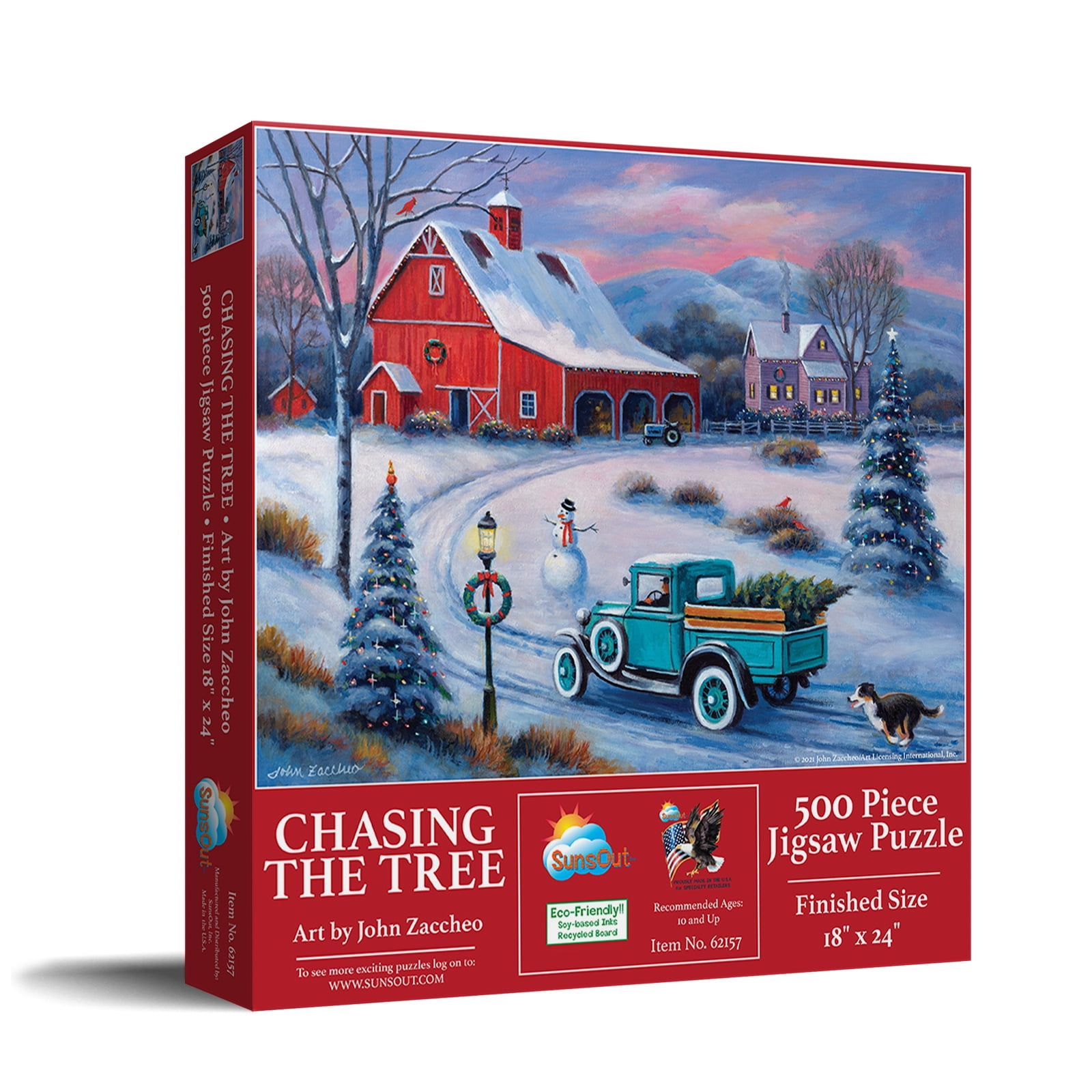 SUNSOUT INC - Chasing the Tree - 500 pc Jigsaw Puzzle by Artist: John ...