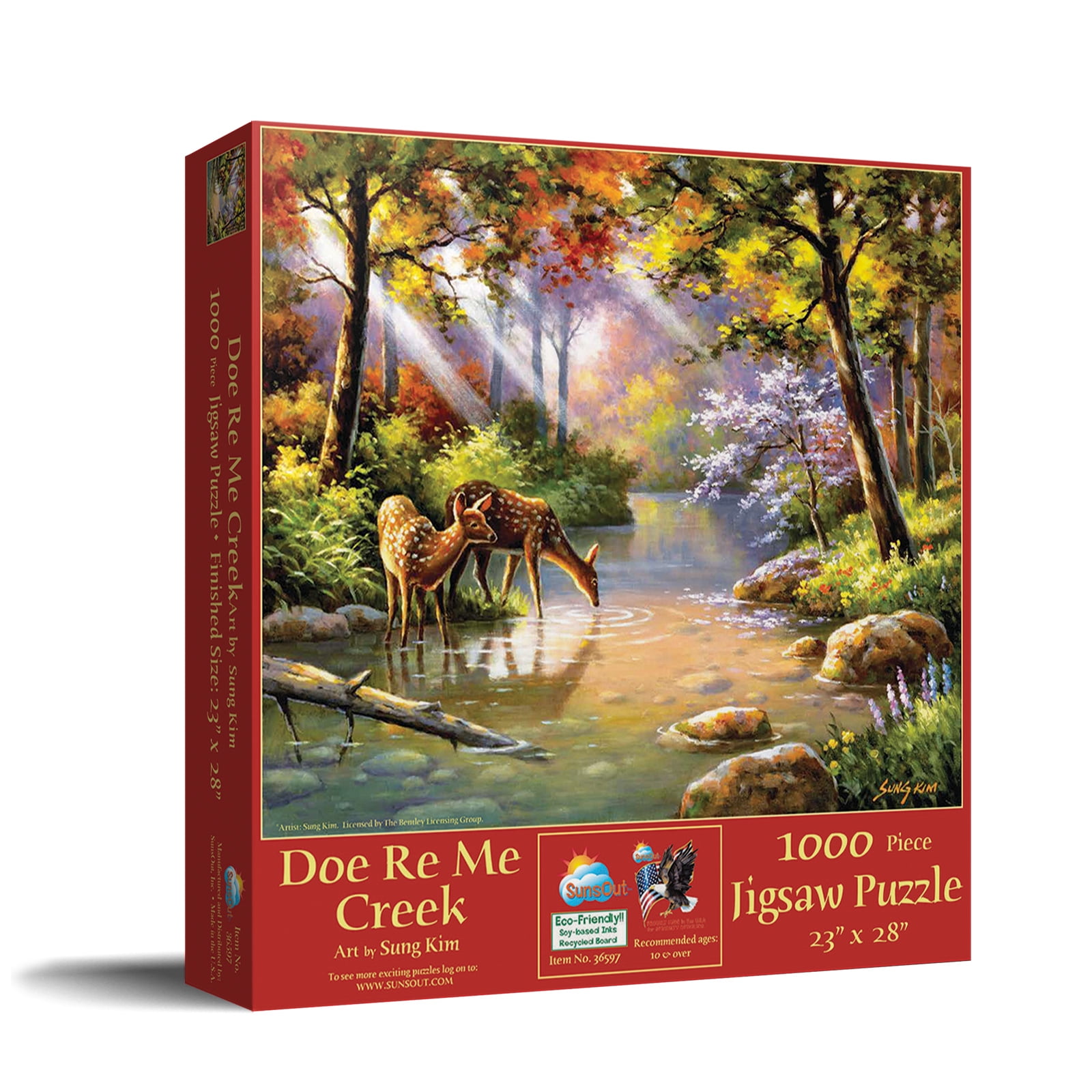 SUNSOUT INC - Doe Re Me Creek - 1000 pc Jigsaw Puzzle by Artist: Sung ...