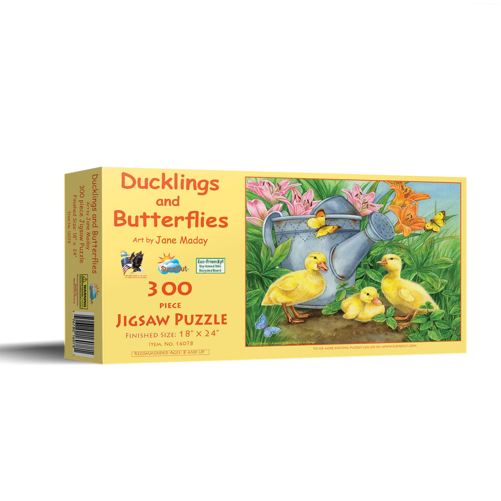 SUNSOUT INC - Ducklings and Butterflies - 300 pc Jigsaw Puzzle by ...