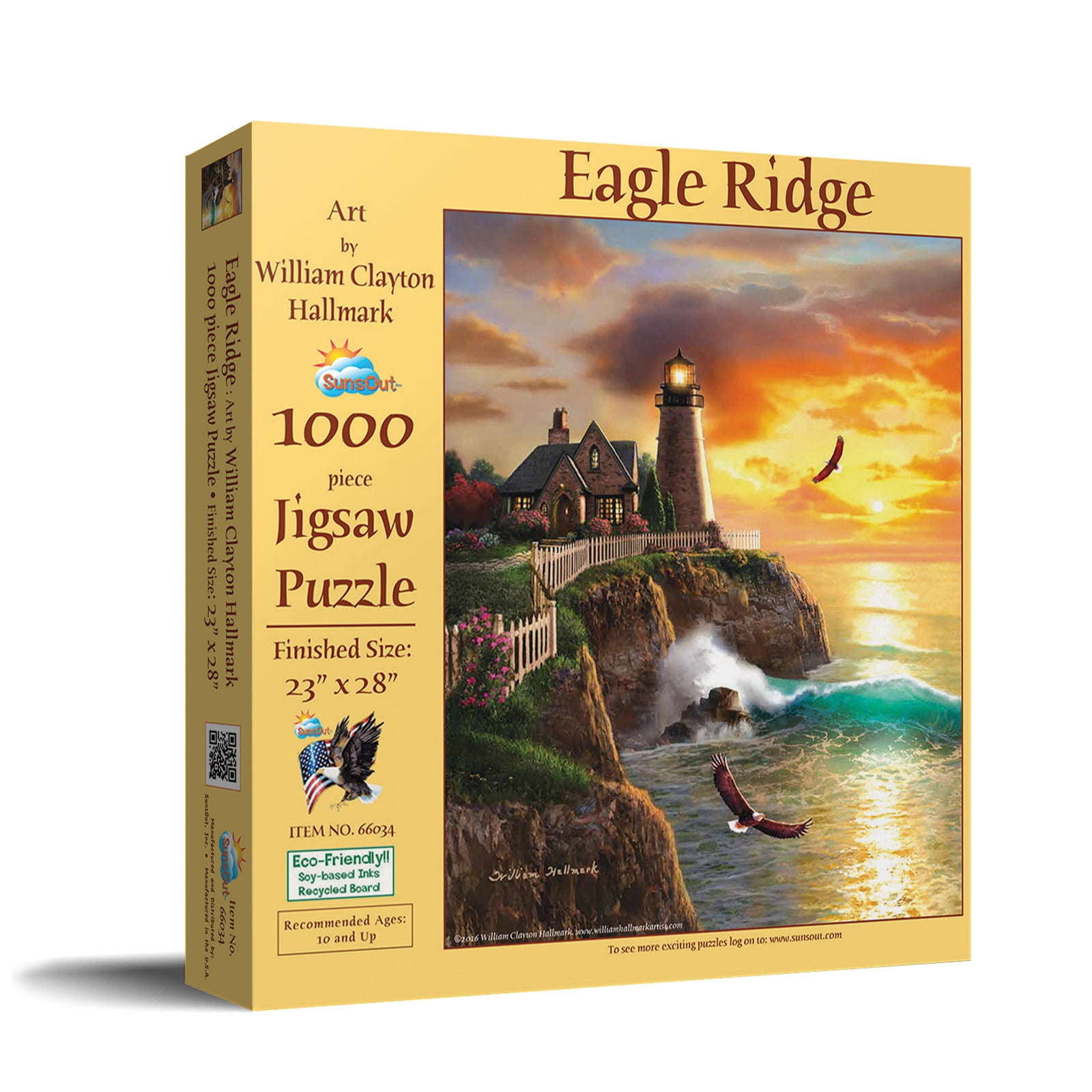 SUNSOUT INC - Eagle Ridge - 1000 pc Jigsaw Puzzle by Artist: William ...