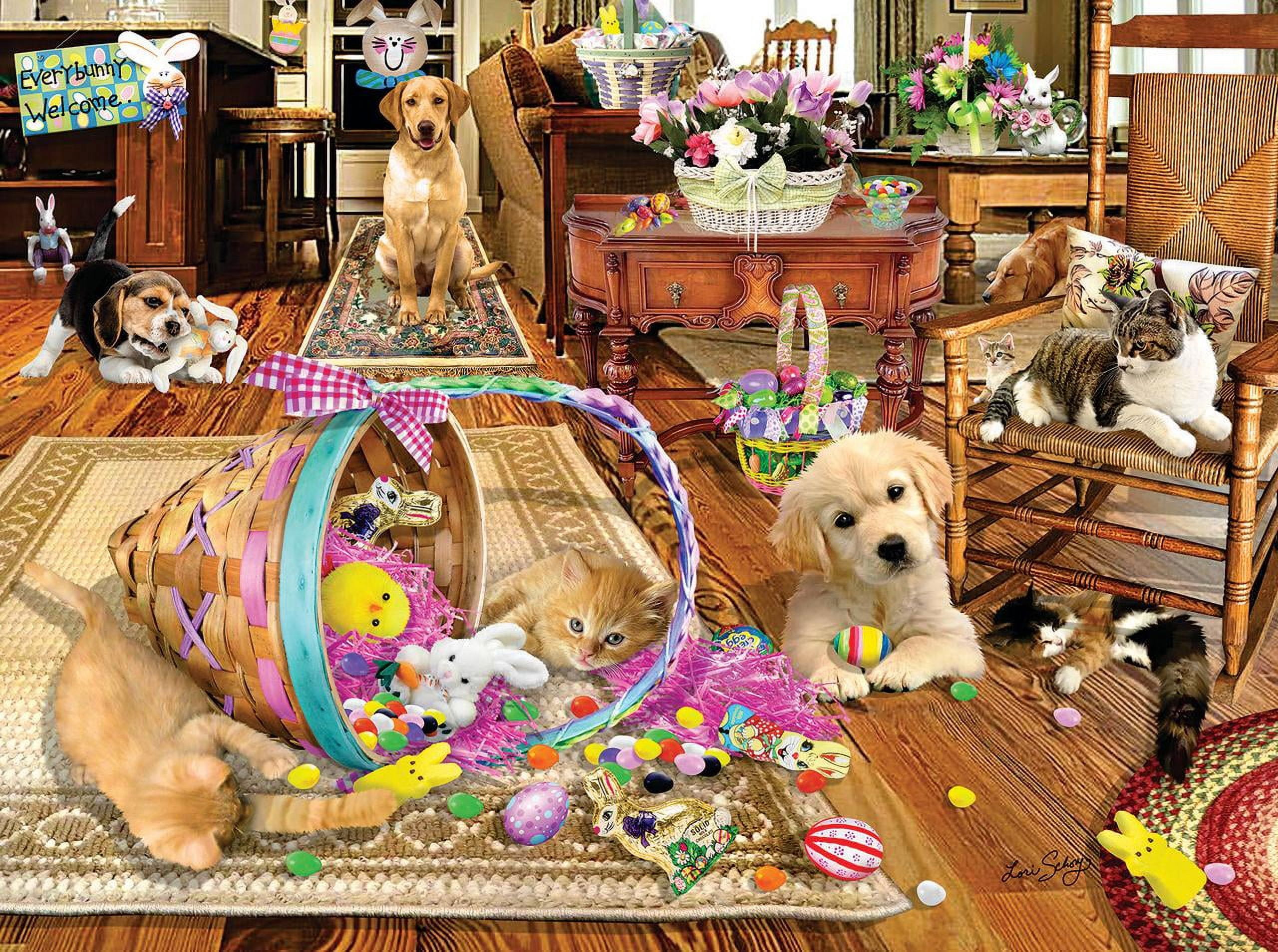 SUNSOUT INC - Easter Mayhem - 1000 pc Jigsaw Puzzle by Artist: Lori ...