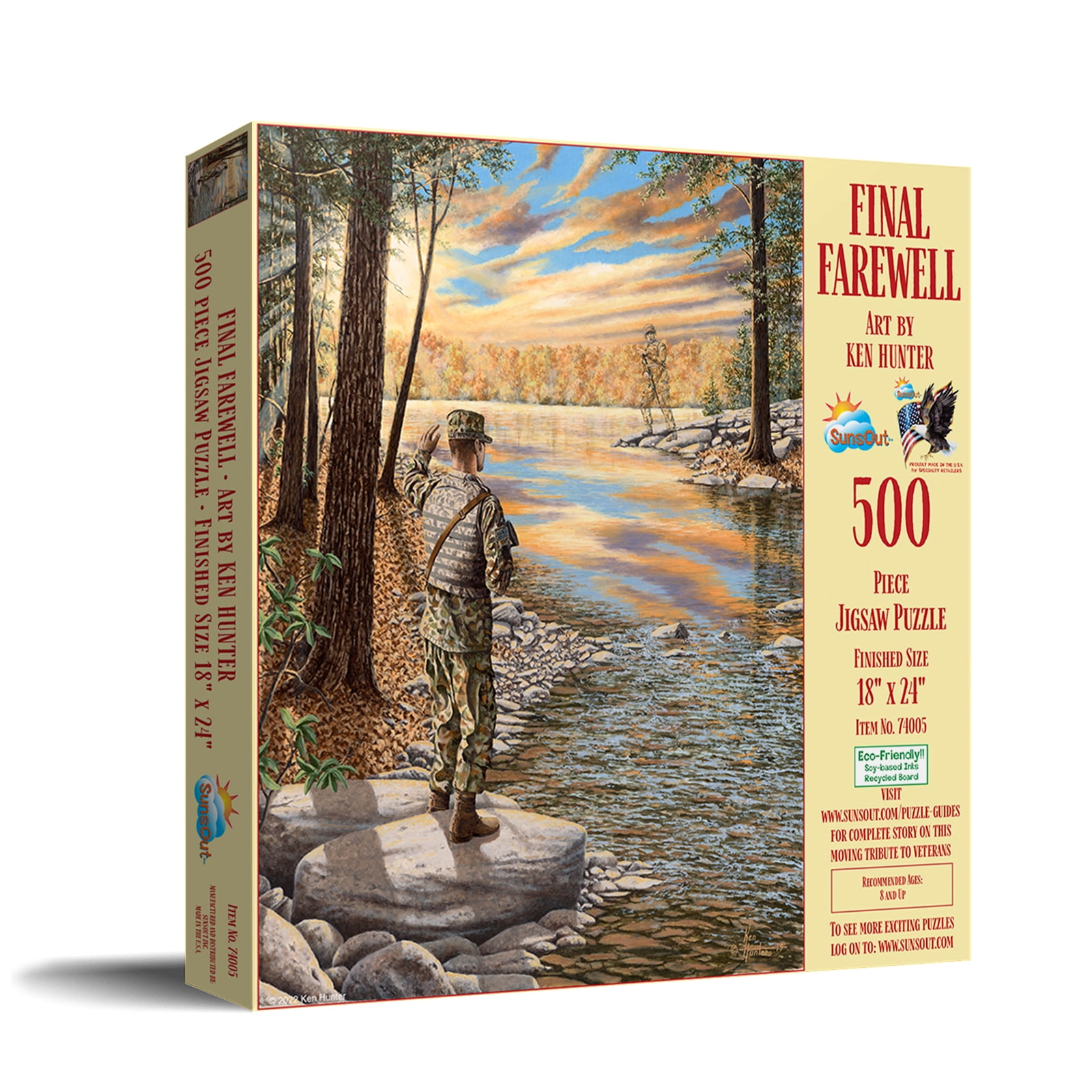 SUNSOUT INC - Final Farewell - 500 pc Jigsaw Puzzle by Artist: Ken ...