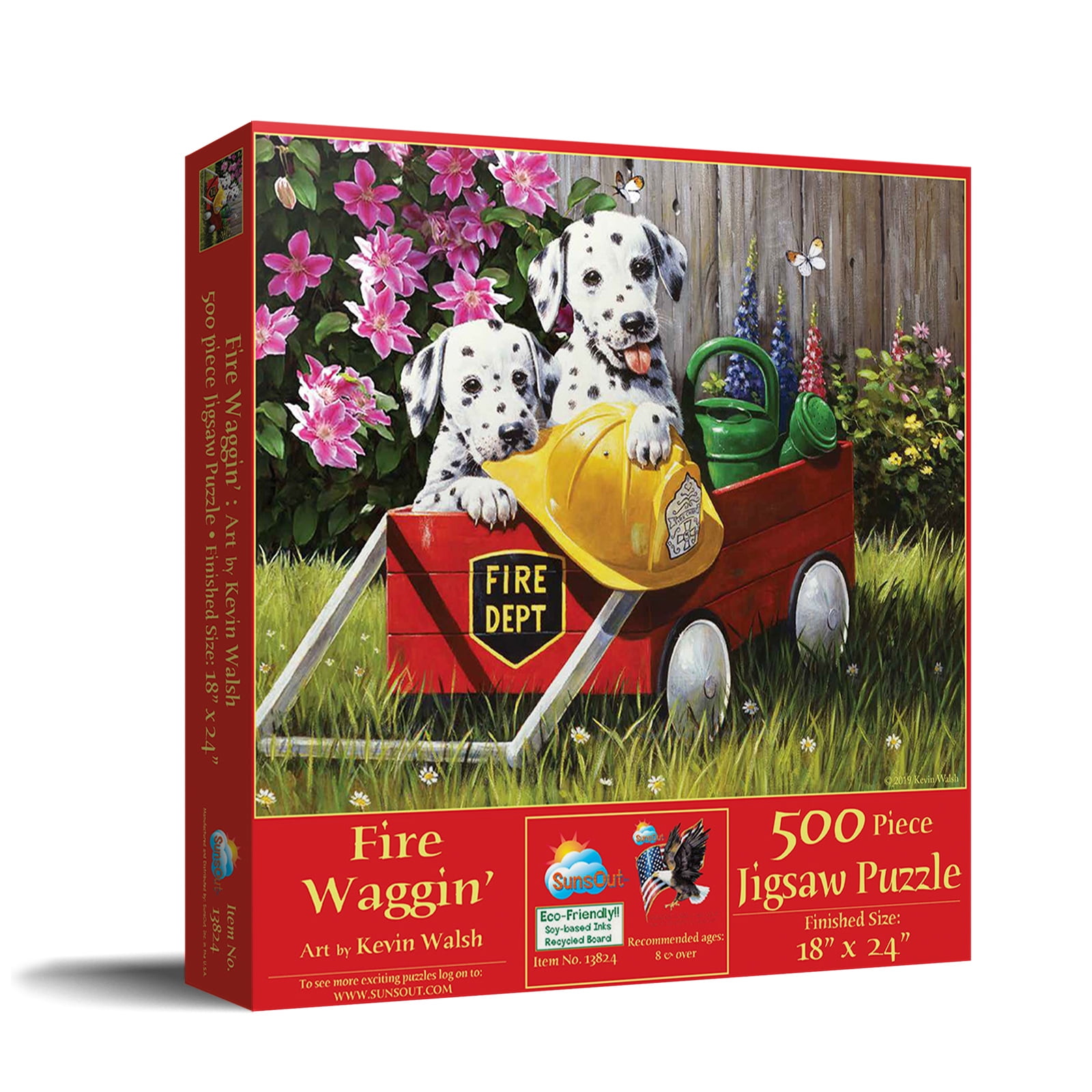 SUNSOUT INC - Fire Waggin' - 500 pc Jigsaw Puzzle by Artist: Kevin ...