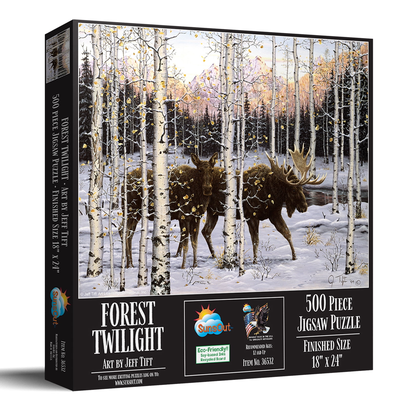 SUNSOUT INC - Forest Twilight - 500 pc Jigsaw Puzzle by Artist: Jeff ...